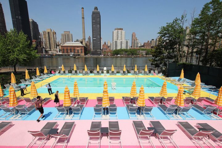 A Rainbow Pool Brightens Up Summer In NYC - IGNANT