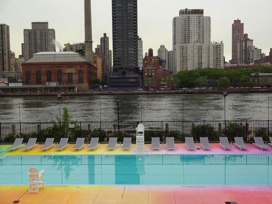 A Rainbow Pool Brightens Up Summer In NYC - IGNANT