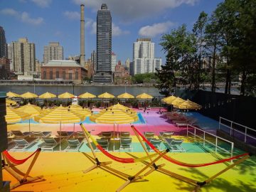 A Rainbow Pool Brightens Up Summer In NYC - IGNANT