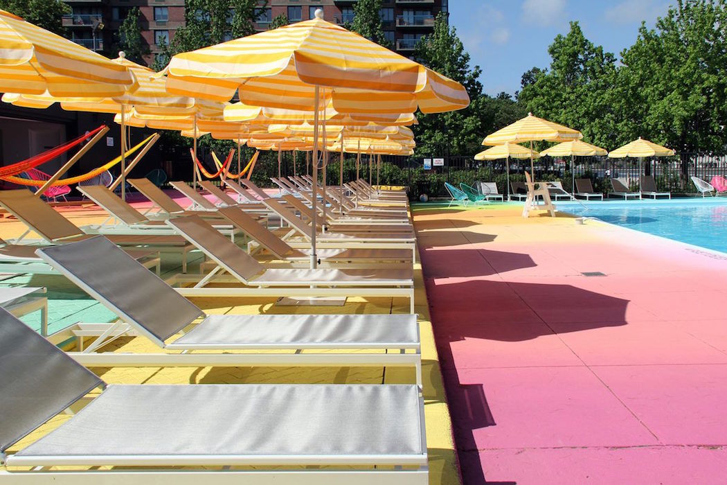 A Rainbow Pool Brightens Up Summer In NYC - IGNANT
