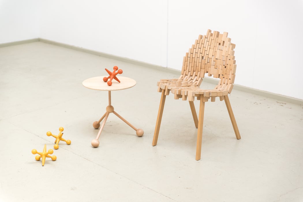 A Chair Made Of Vintage Bricks - IGNANT
