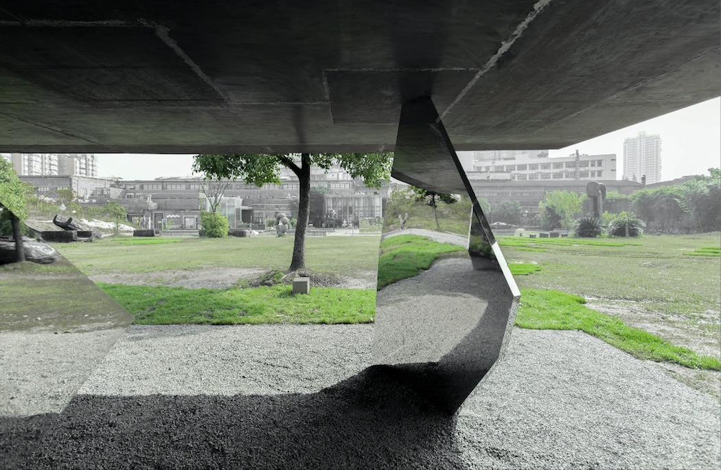A Pavilion Propped Up By Rocks Of Steel - IGNANT