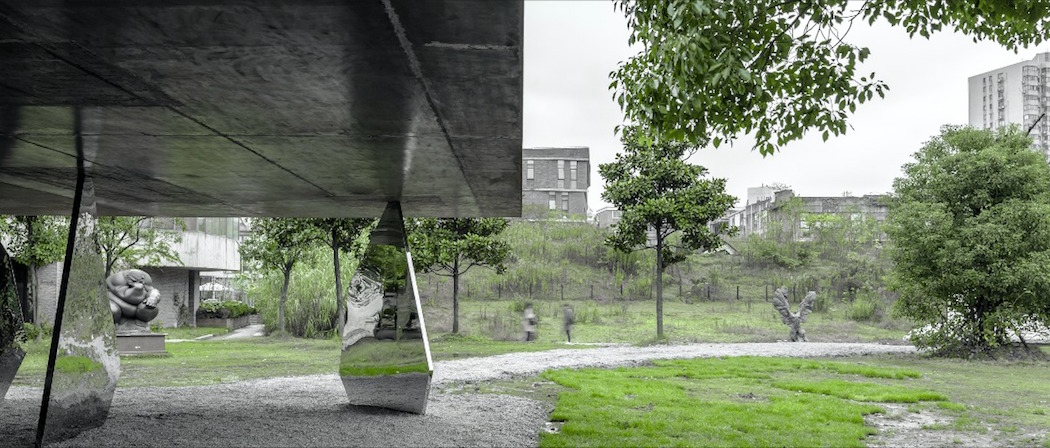 A Pavilion Propped Up By Rocks Of Steel - IGNANT