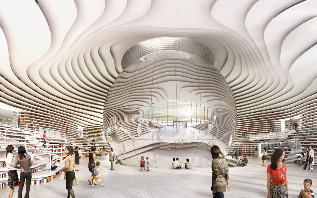 The Tianjin Binhai Library by MVRDV - IGNANT