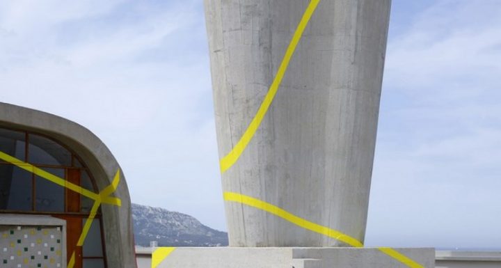 Felice Varini Meets Le Corbusier - IGNANT