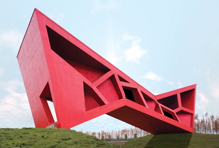 A Unique Tea House Designed By Ai Weiwei In A Chinese Architecture Park ...