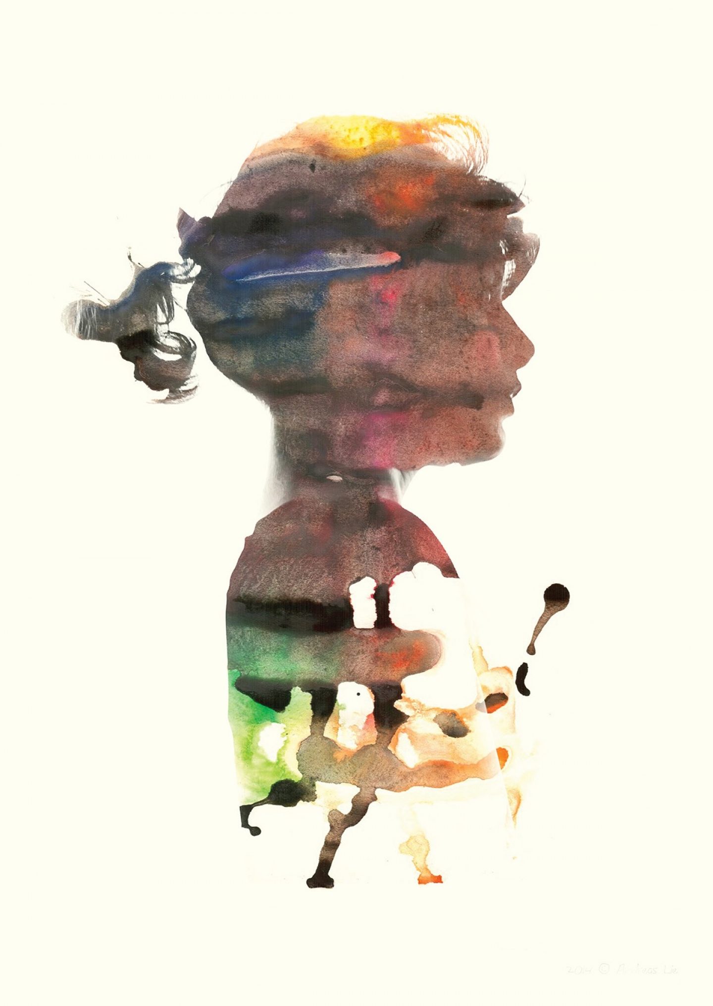 Double Exposure Portraits By Andreas Lie - IGNANT