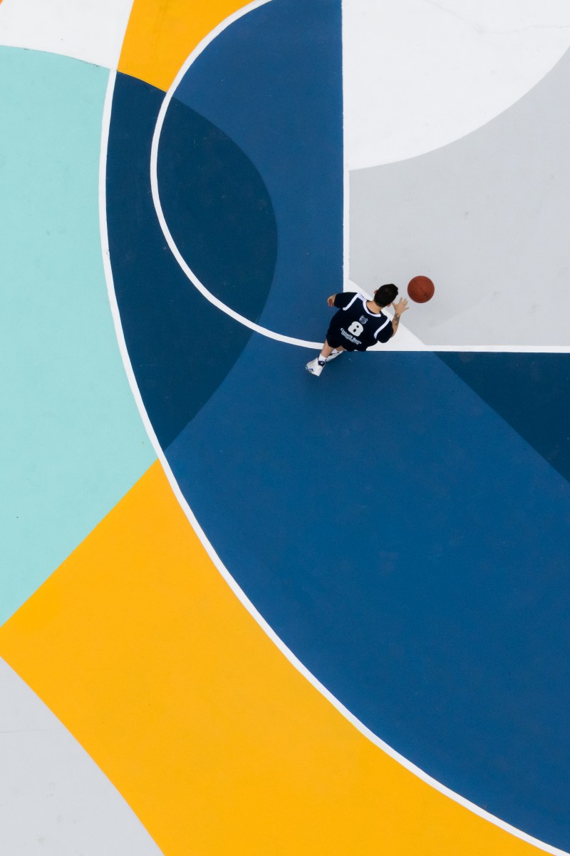 An Artistic Take On Basketball Court By Artist Gue - IGNANT