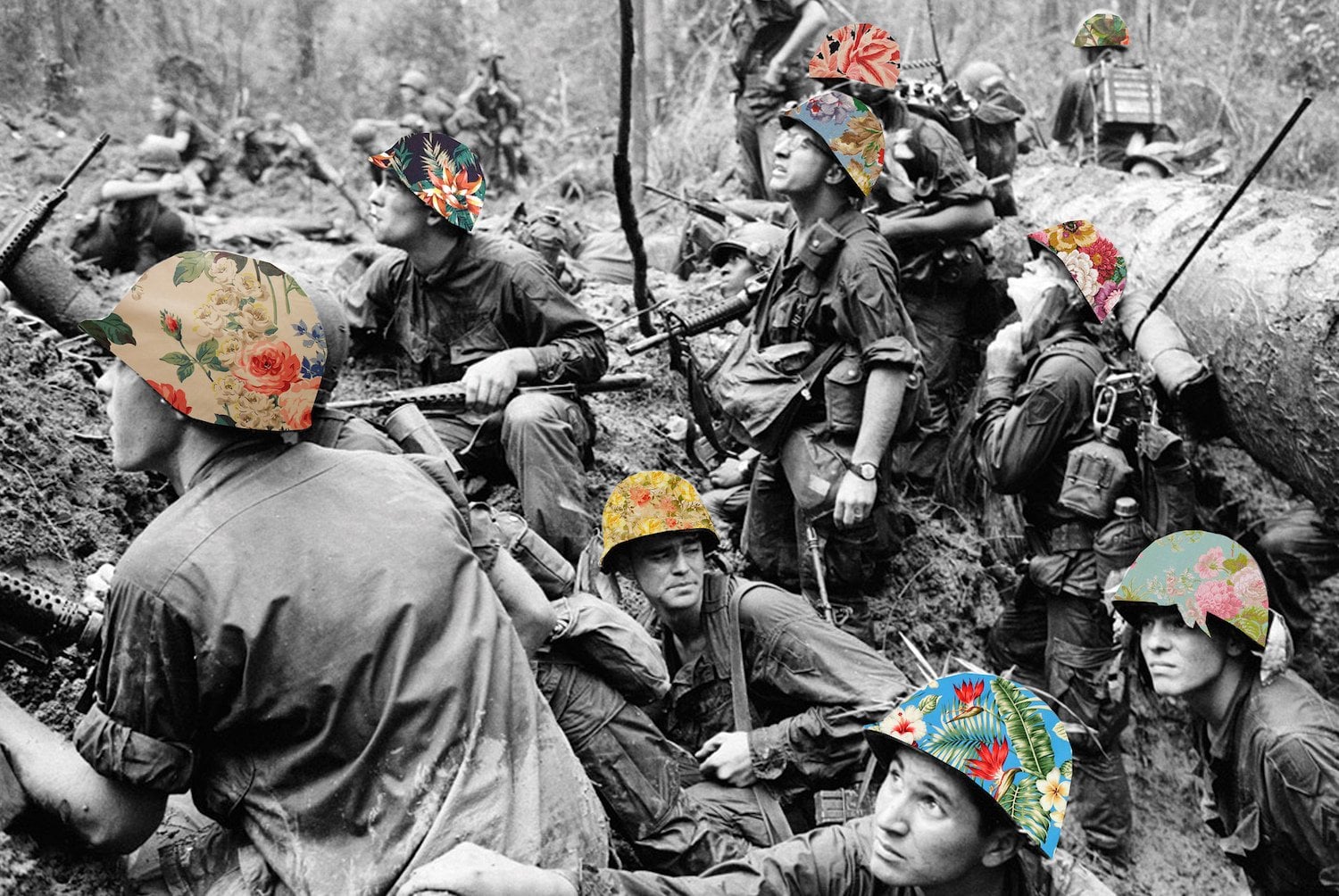 Guy Catling’s Eye-Catching Collages Tackle Conflict Imagery - IGNANT