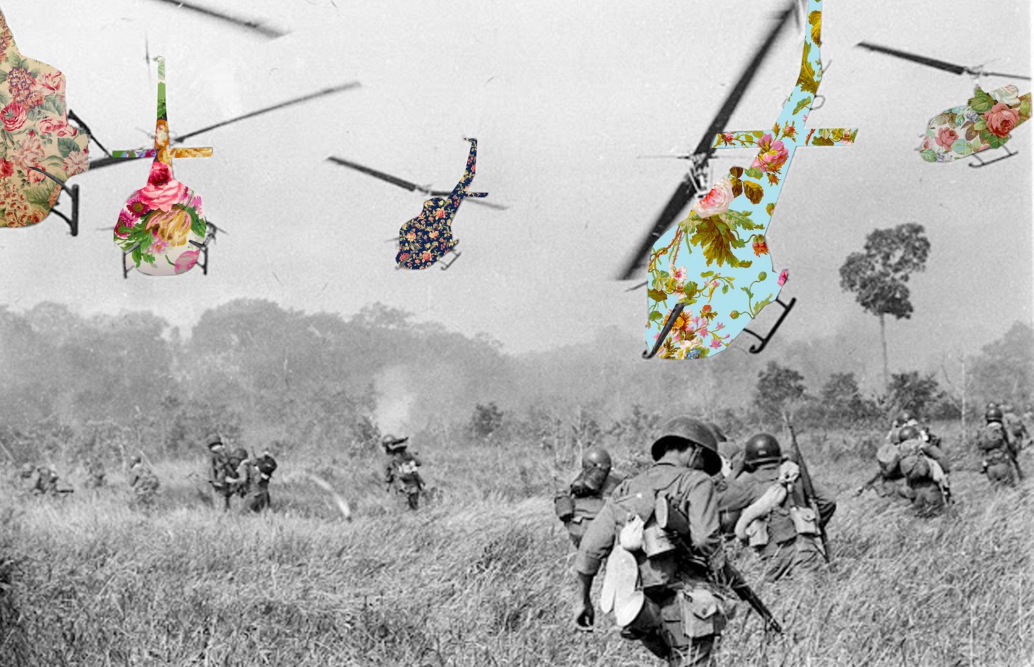 Guy Catling’s Eye-Catching Collages Tackle Conflict Imagery - IGNANT