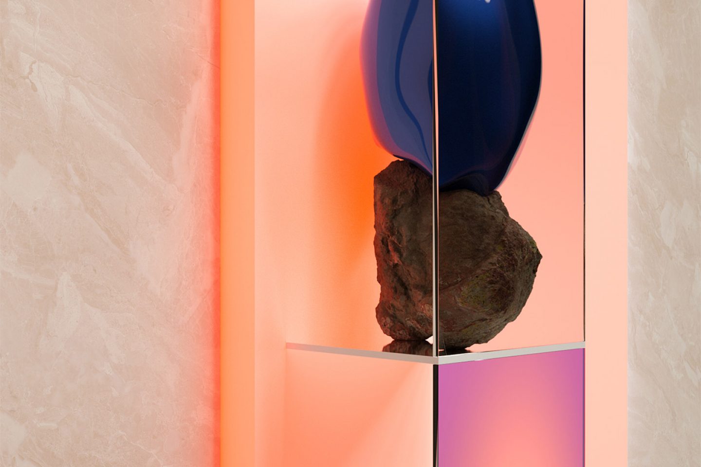 Digital Renderings Inspired By Mono-ha Sculptures - IGNANT