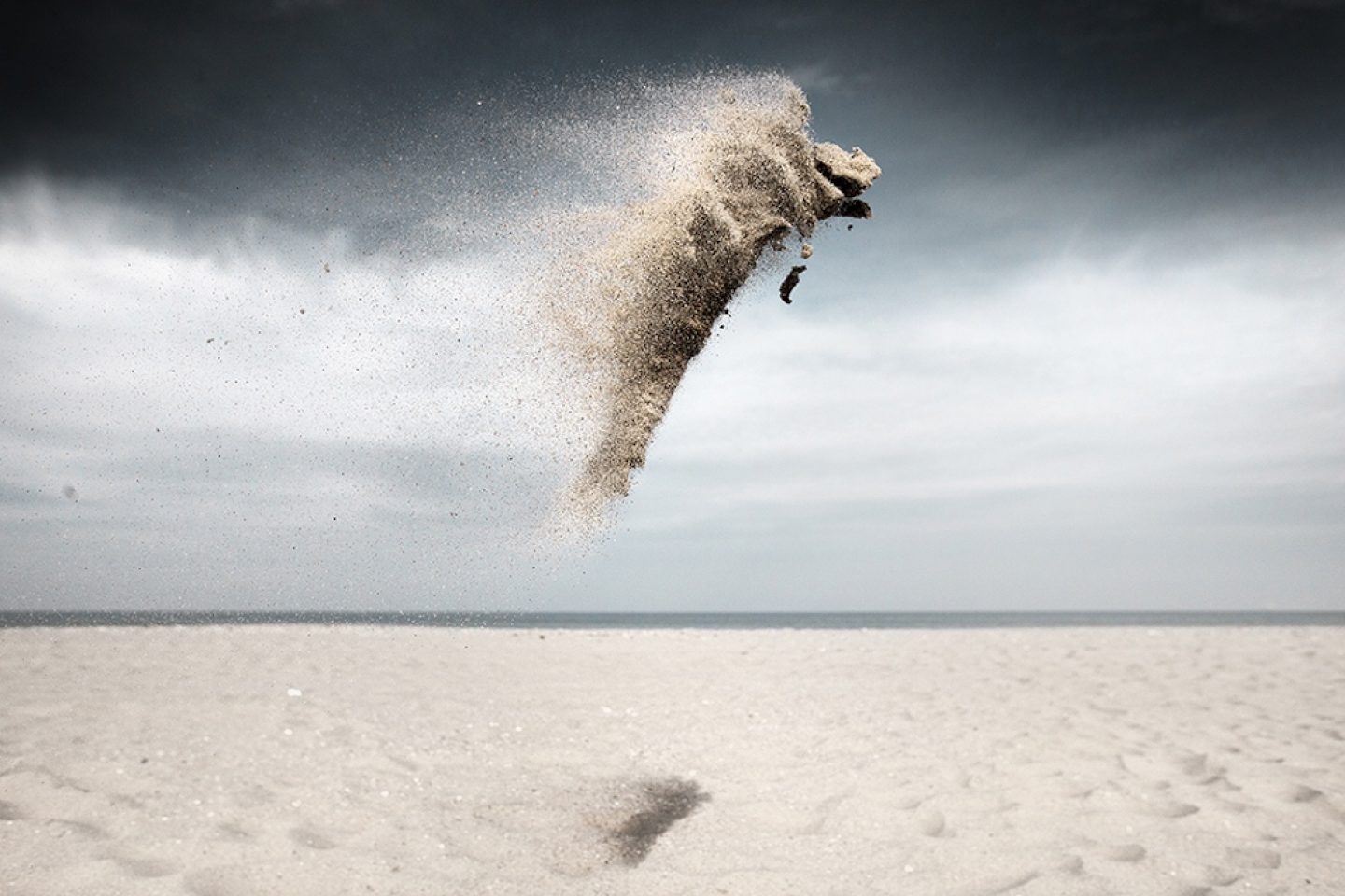 Claire Droppert Captures Fantastical Creatures In Clouds Of Sand - IGNANT