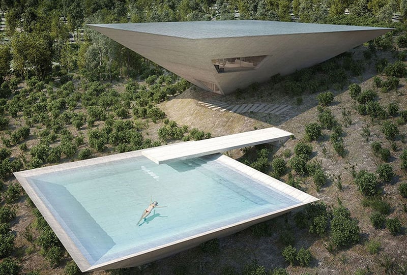 Inverted Solo House Pyramid By TNA Architects - IGNANT