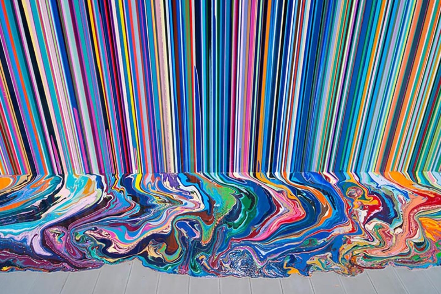Drip-Effect Paintings by Marcello Castellani - IGNANT