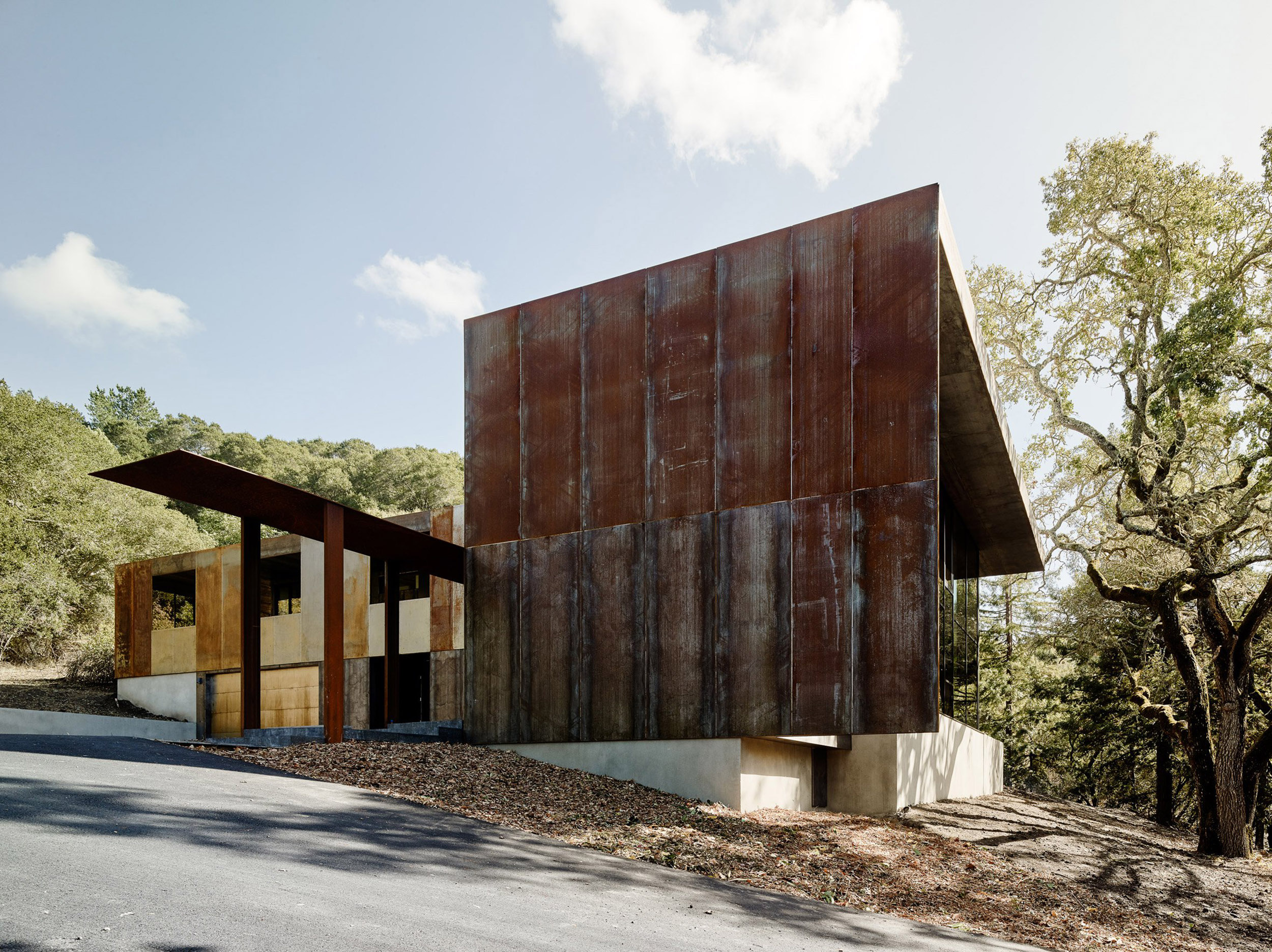 A Steel-Clad Home In A Grove Of Ancient Oaks - IGNANT