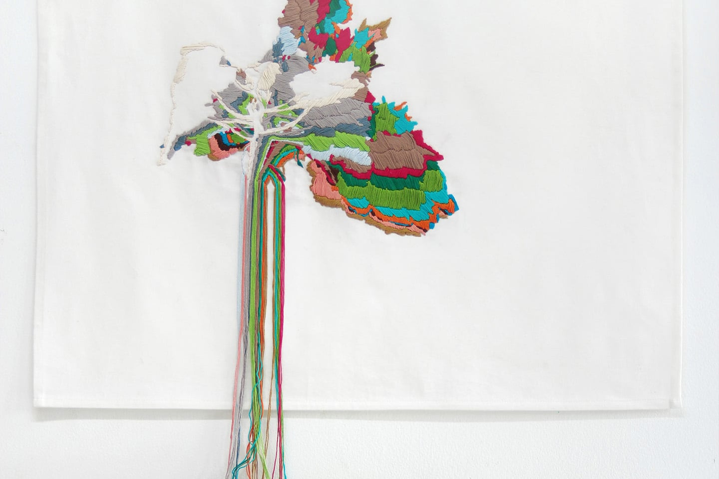 Overflowing Embroidery Inspired By Shadows - IGNANT