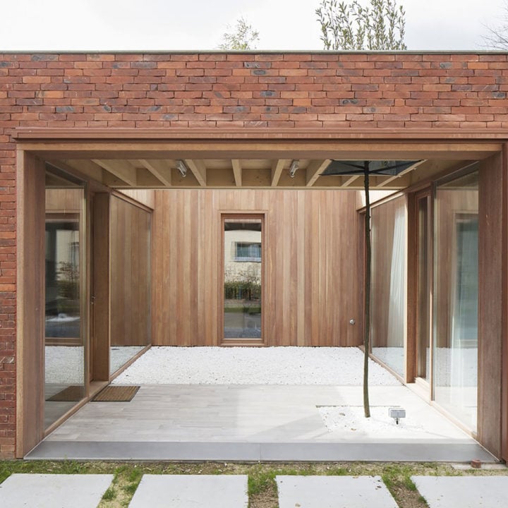 DmvA Designs An Unconventional Brick Home In West Flanders - IGNANT