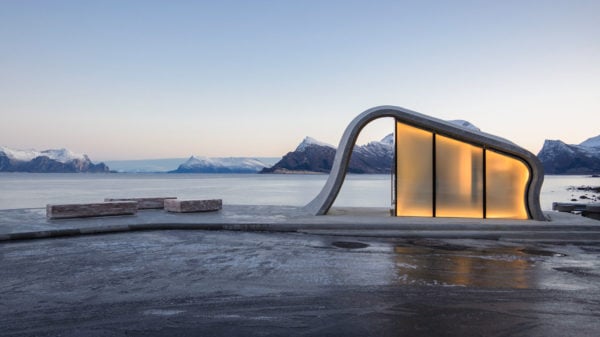 HZA Designs A Rest Stop Overlooking The Norwegian Sea - IGNANT