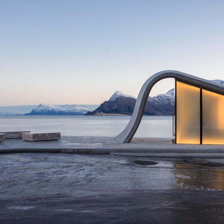 HZA Designs A Rest Stop Overlooking The Norwegian Sea - IGNANT
