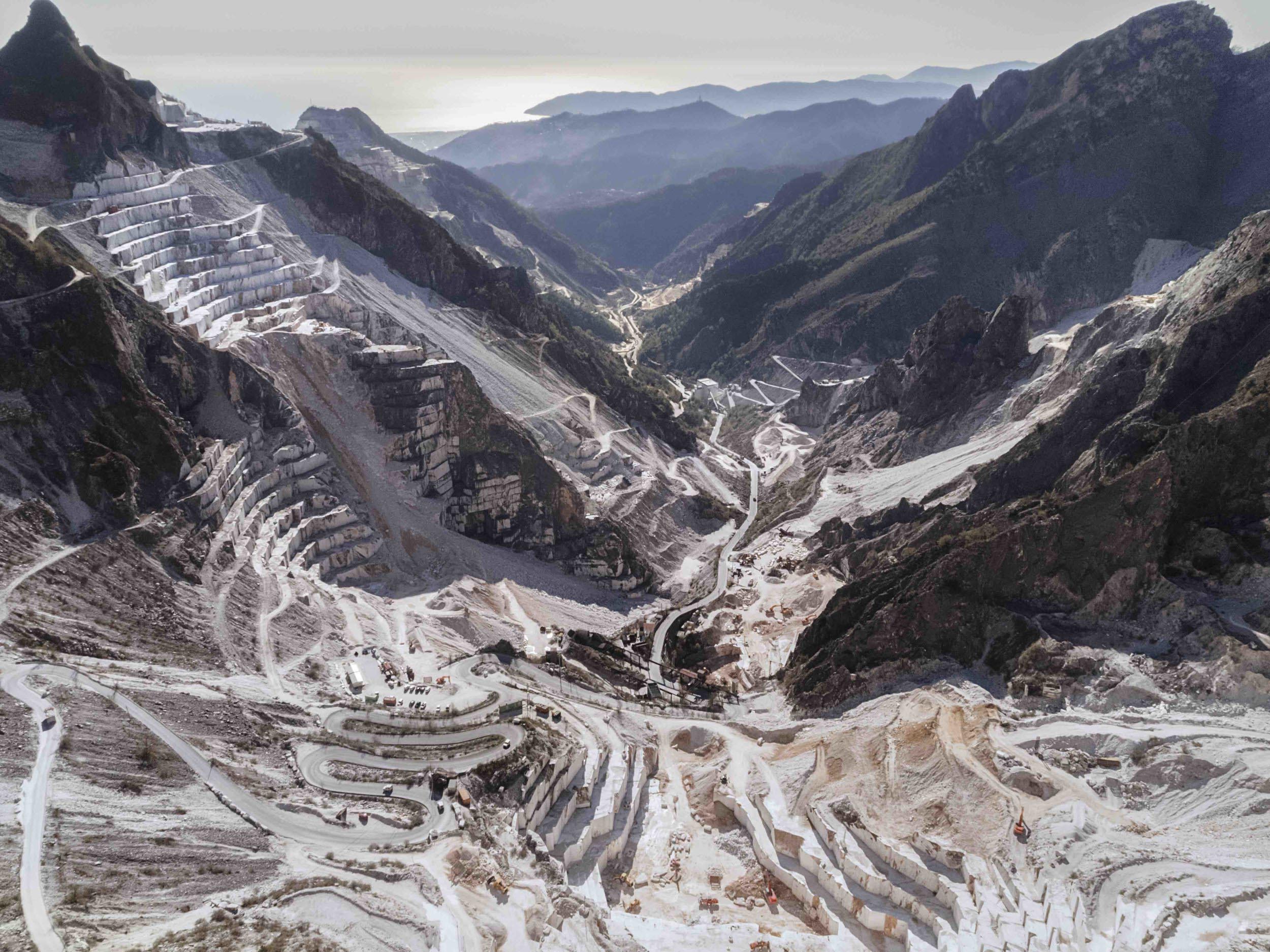 Luca Locatelli Captures Italy’s Luminous Marble Quarries - IGNANT