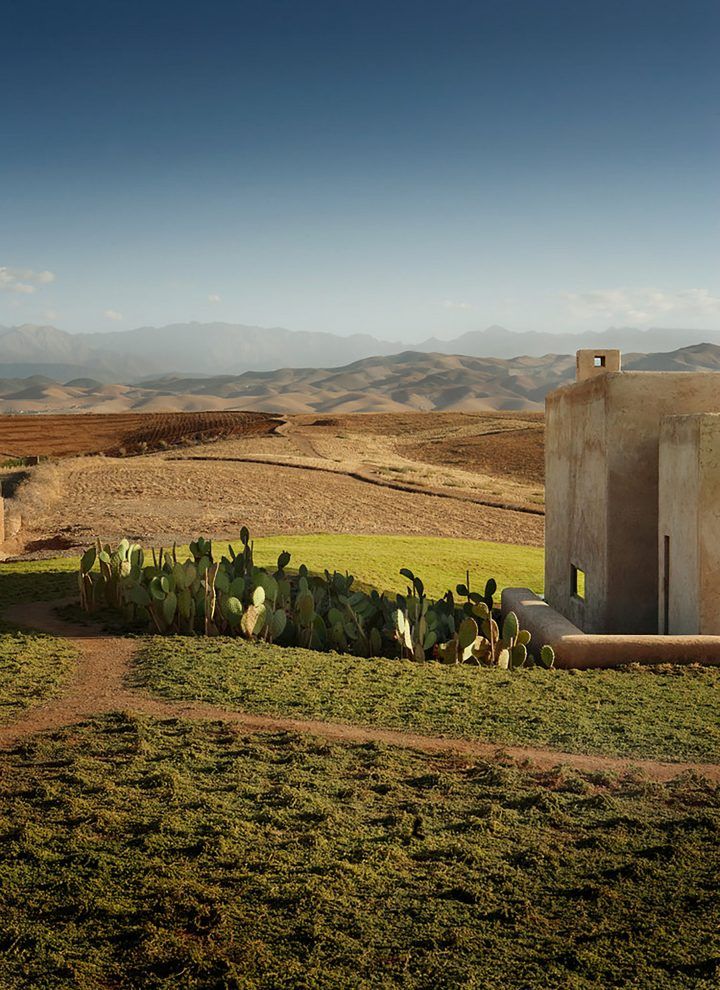 Studio KO's Moroccan Villa Overlooks The Snowy Atlas Mountains - IGNANT