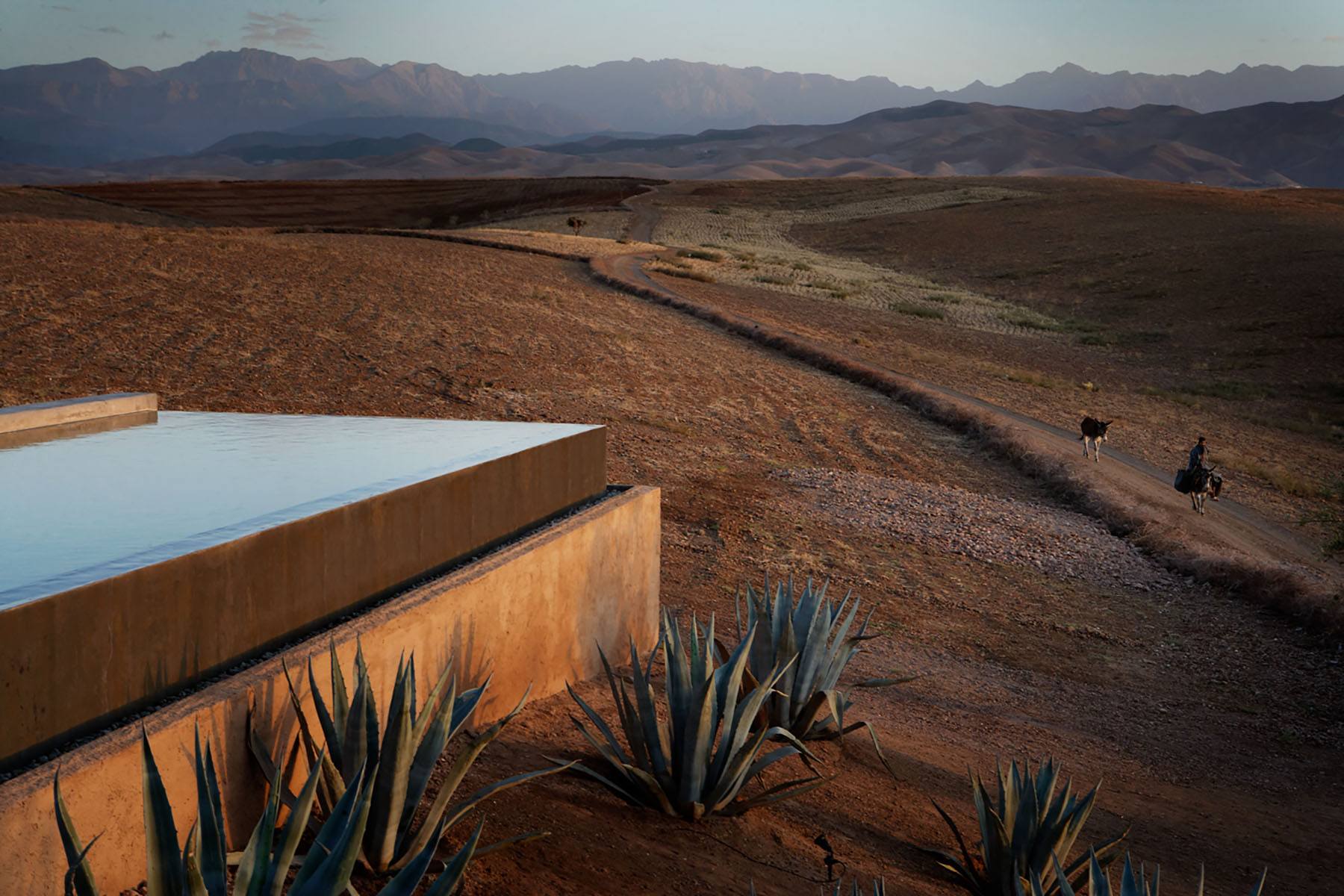 Studio KO's Moroccan Villa Overlooks The Snowy Atlas Mountains - IGNANT