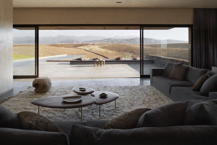 Studio KO's Moroccan Villa Overlooks The Snowy Atlas Mountains - IGNANT