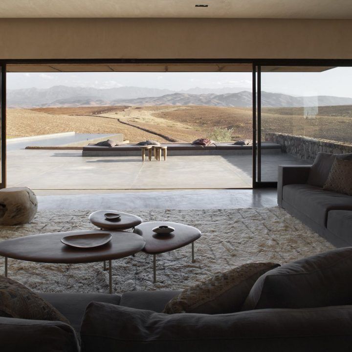 Studio KO's Moroccan Villa Overlooks The Snowy Atlas Mountains - IGNANT