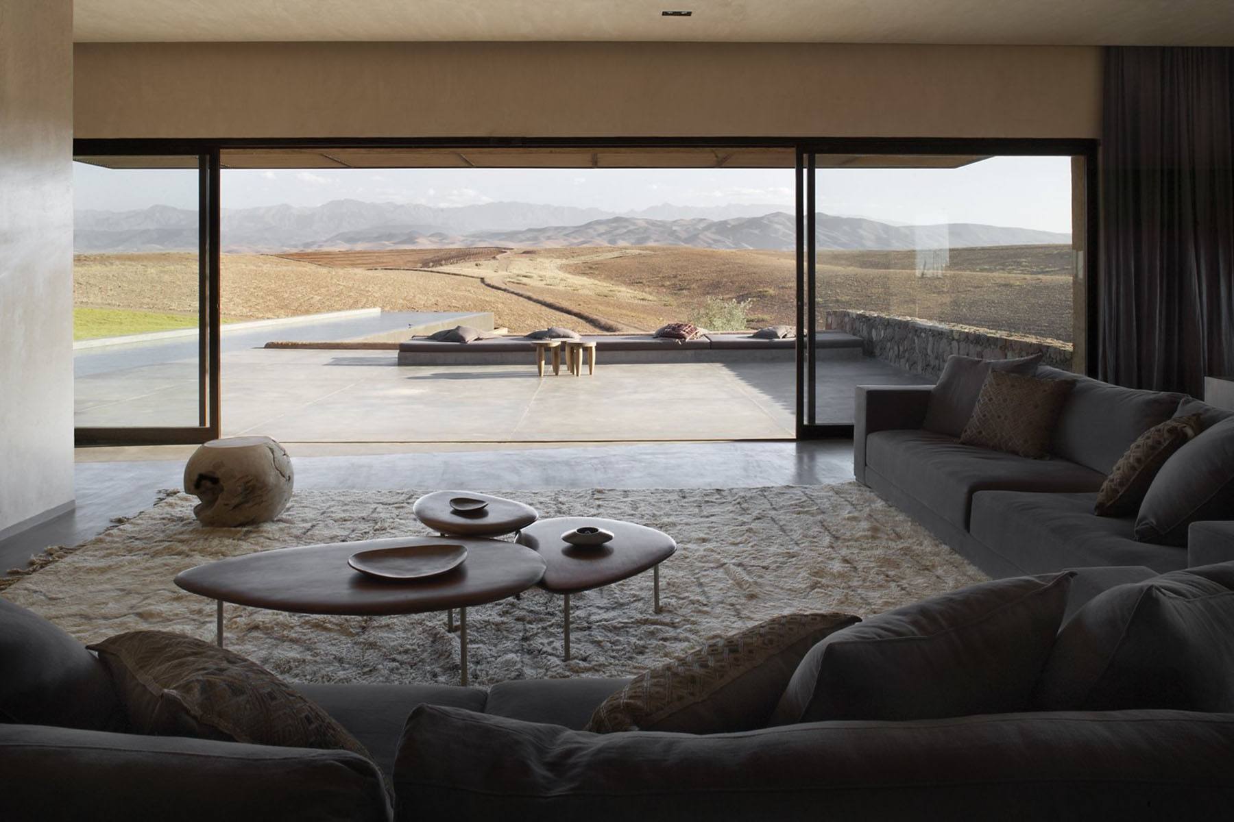 Studio KO's Moroccan Villa Overlooks The Snowy Atlas Mountains - IGNANT