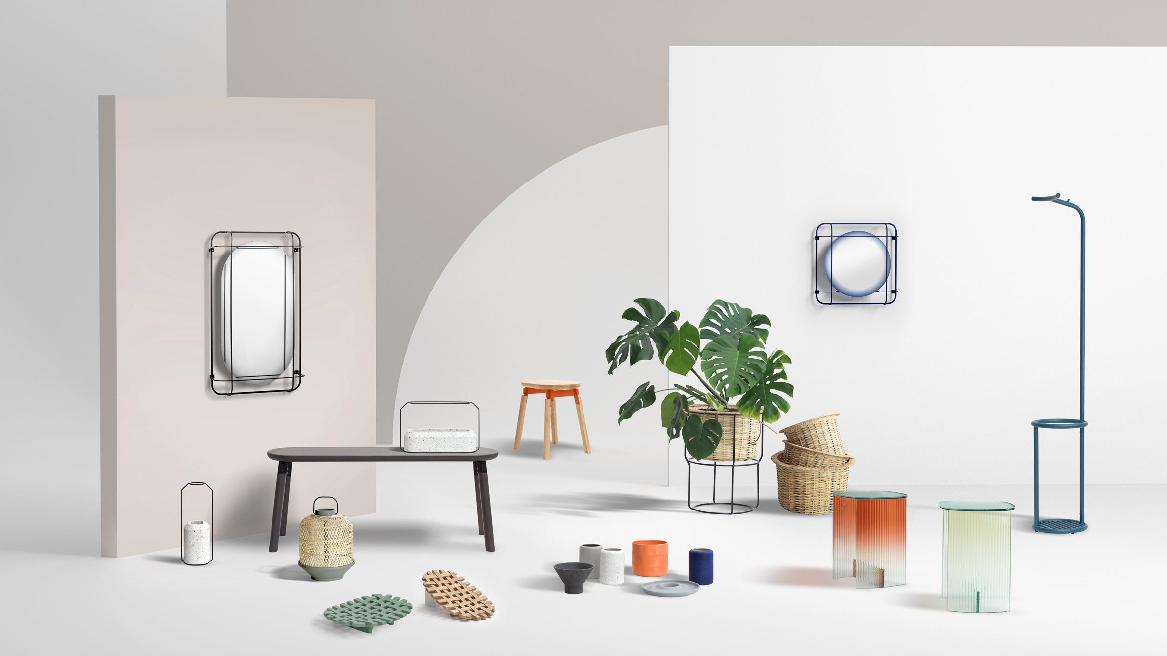 Thinkk Studio Creates Side Tables Made From Fluted Layers Of Glass - IGNANT