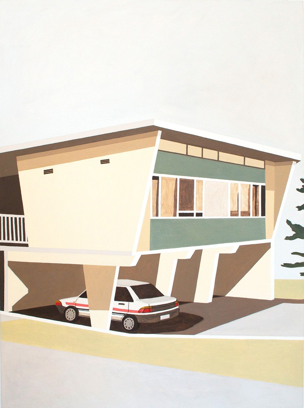 Eliza Gosse Paints The Project Homes Of Post-War Migrants In Australia ...