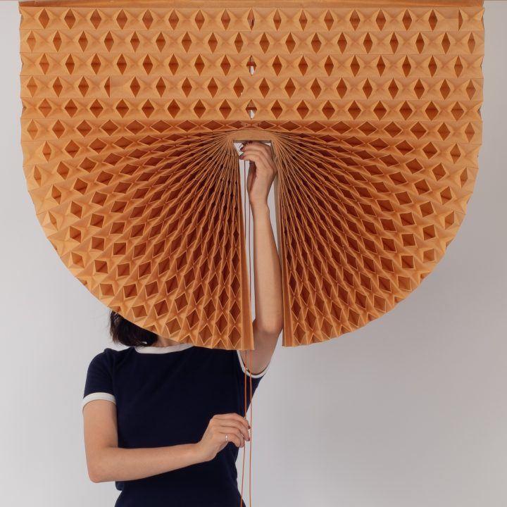 Adjustable Paper Blinds Made From Folded Recycled Paper - IGNANT