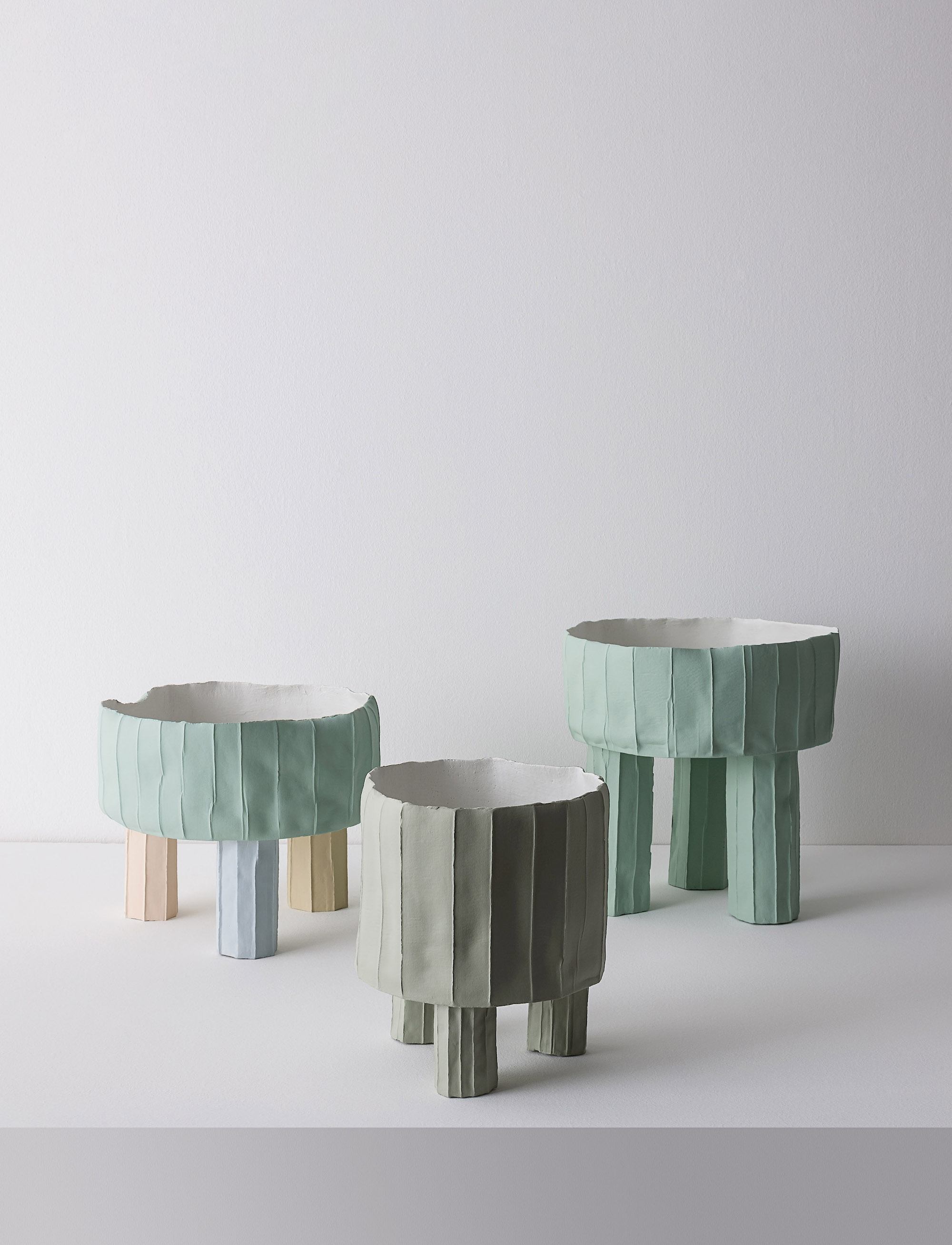 Uniquely Textured Ceramic Sculptures Made From Paper Clay - IGNANT