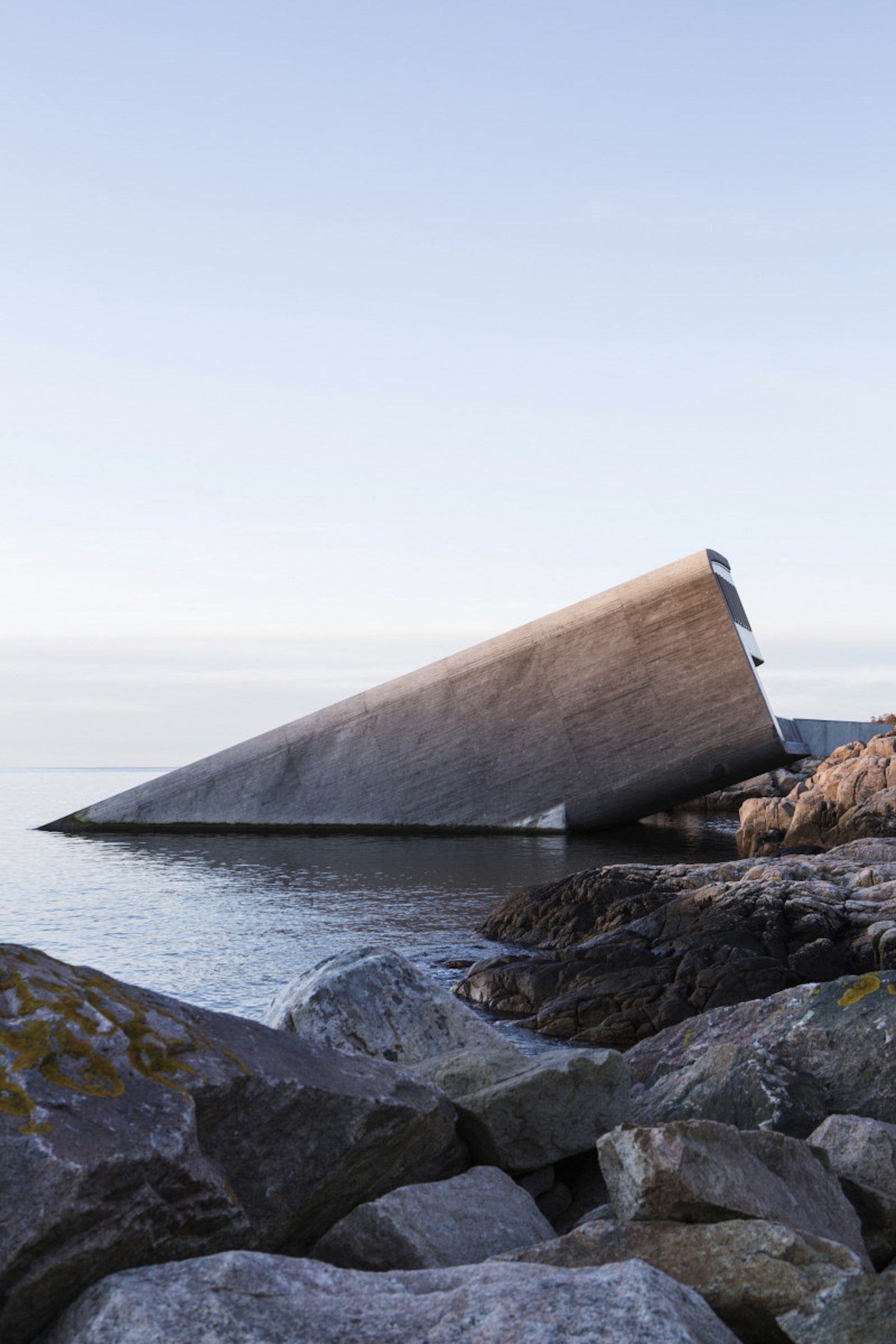 Snøhetta Designs An Extraordinary Underwater Restaurant In Norway - IGNANT