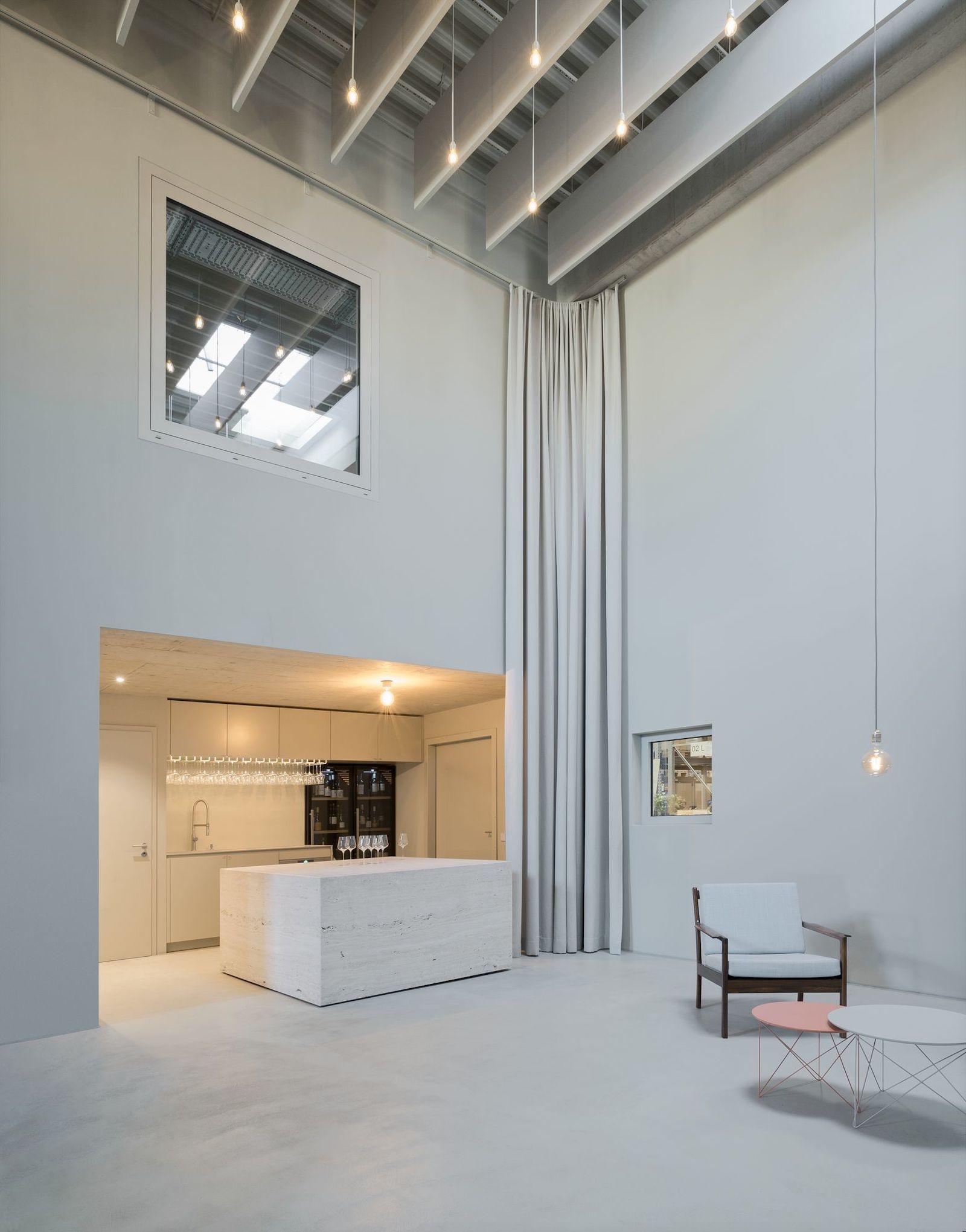 Club Traube Is An Aesthetically Grand Concrete Wine Store In Germany ...