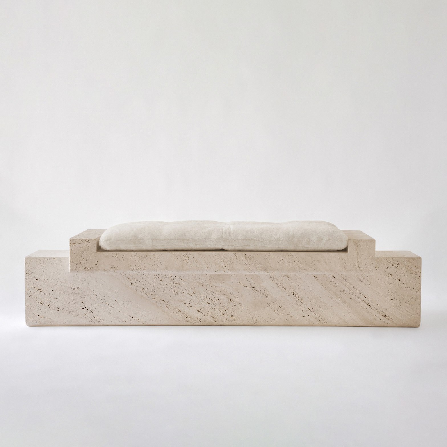 Stéphane Parmentier’s Osso Travertine Bench Draws Inspiration From ...
