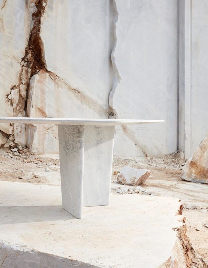 A Collection Of Bespoke Marble Pieces Shot In A Rural Quarry In Greece ...