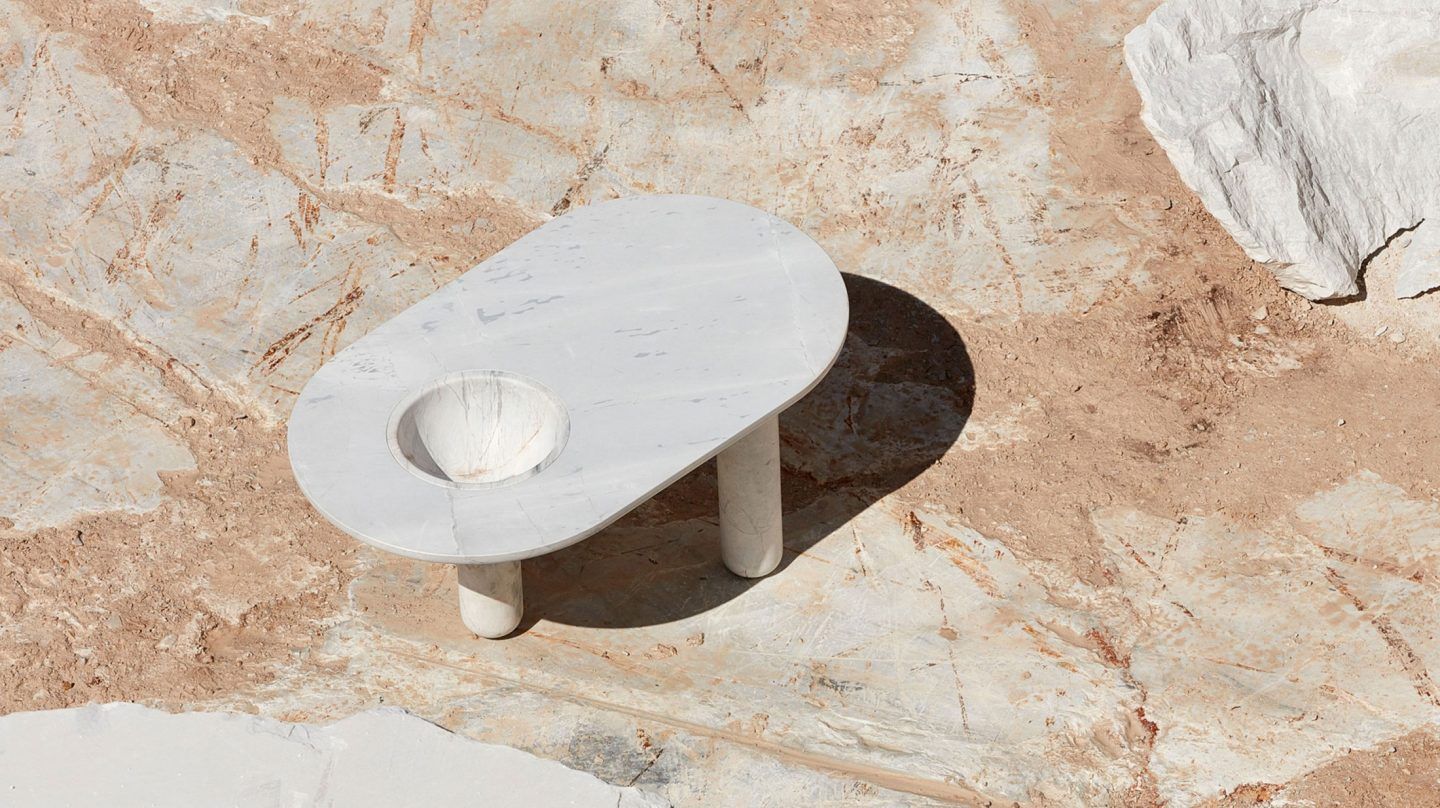 A Collection Of Bespoke Marble Pieces Shot In A Rural Quarry In Greece ...