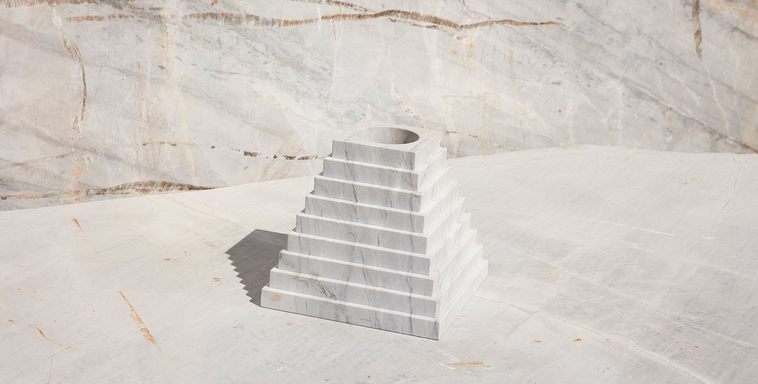 A Collection Of Bespoke Marble Pieces Shot In A Rural Quarry In Greece ...