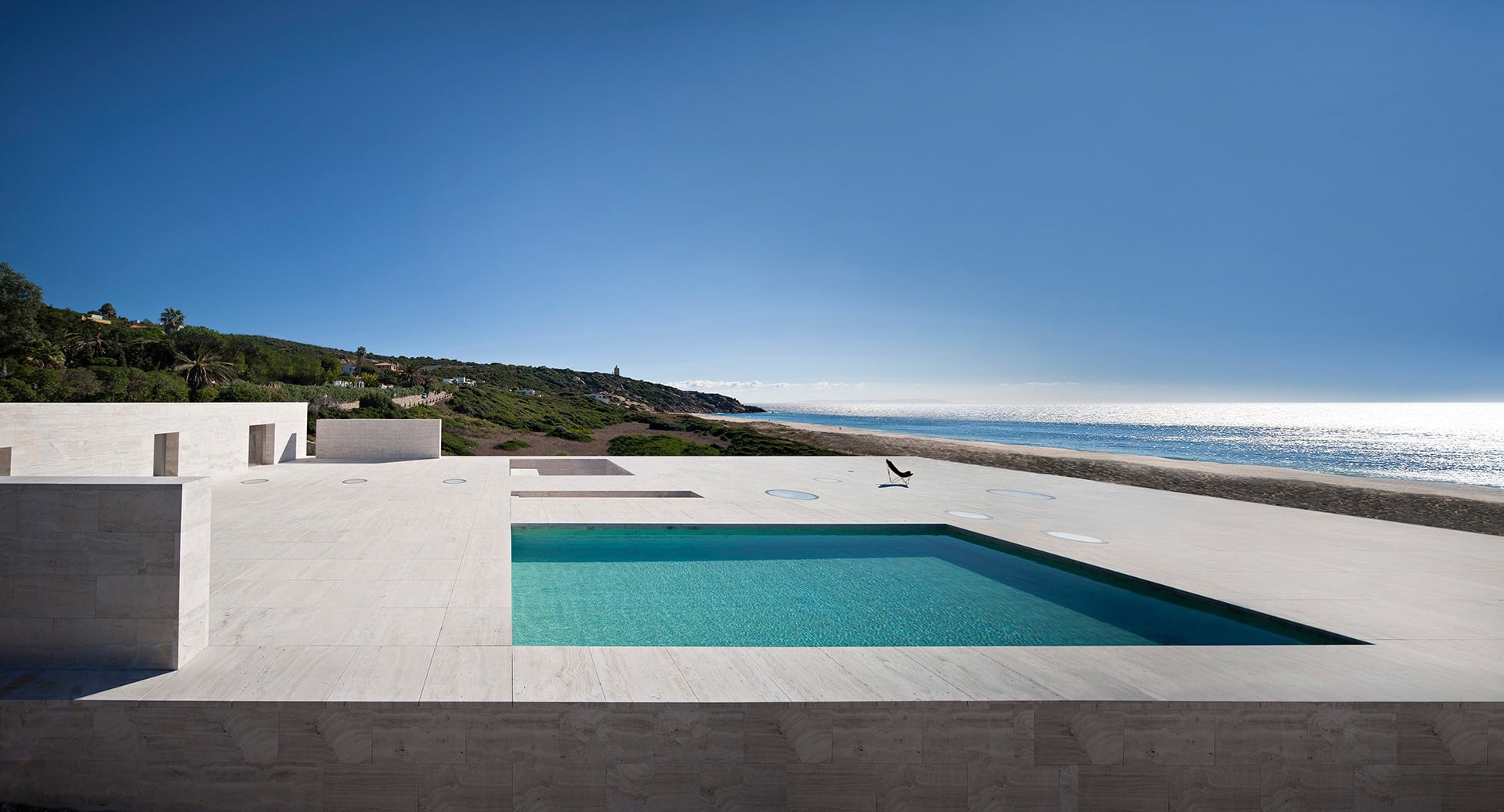 An Extravagant Beachfront Home In Spain Extends Towards The Atlantic ...