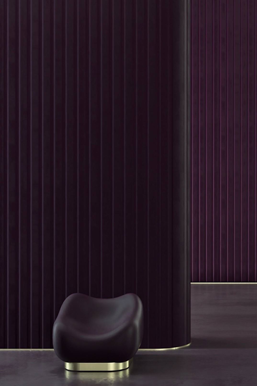 Sophisticated 3D Renderings Of Color-Blocked Interior Spaces By Stefano ...