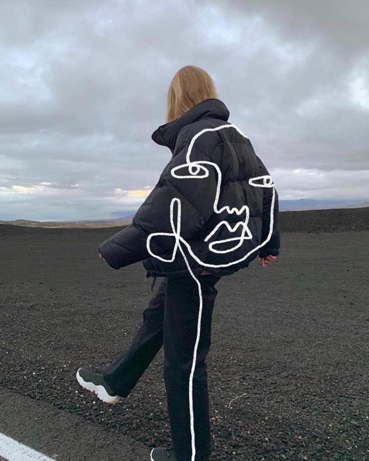 Koketit’s Abstract Line Drawings Merge Art, Fashion, And Photography ...