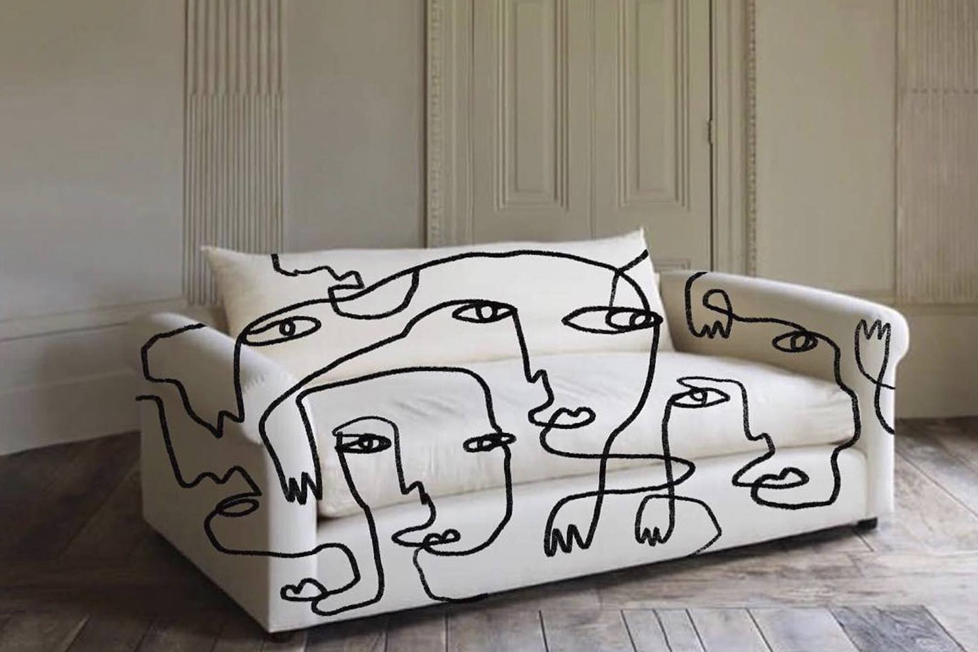 Koketit’s Abstract Line Drawings Merge Art, Fashion, And Photography ...