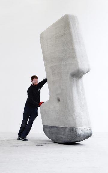Matter Design Studio Moves Concrete Sculptures Weighing Tons With Just ...