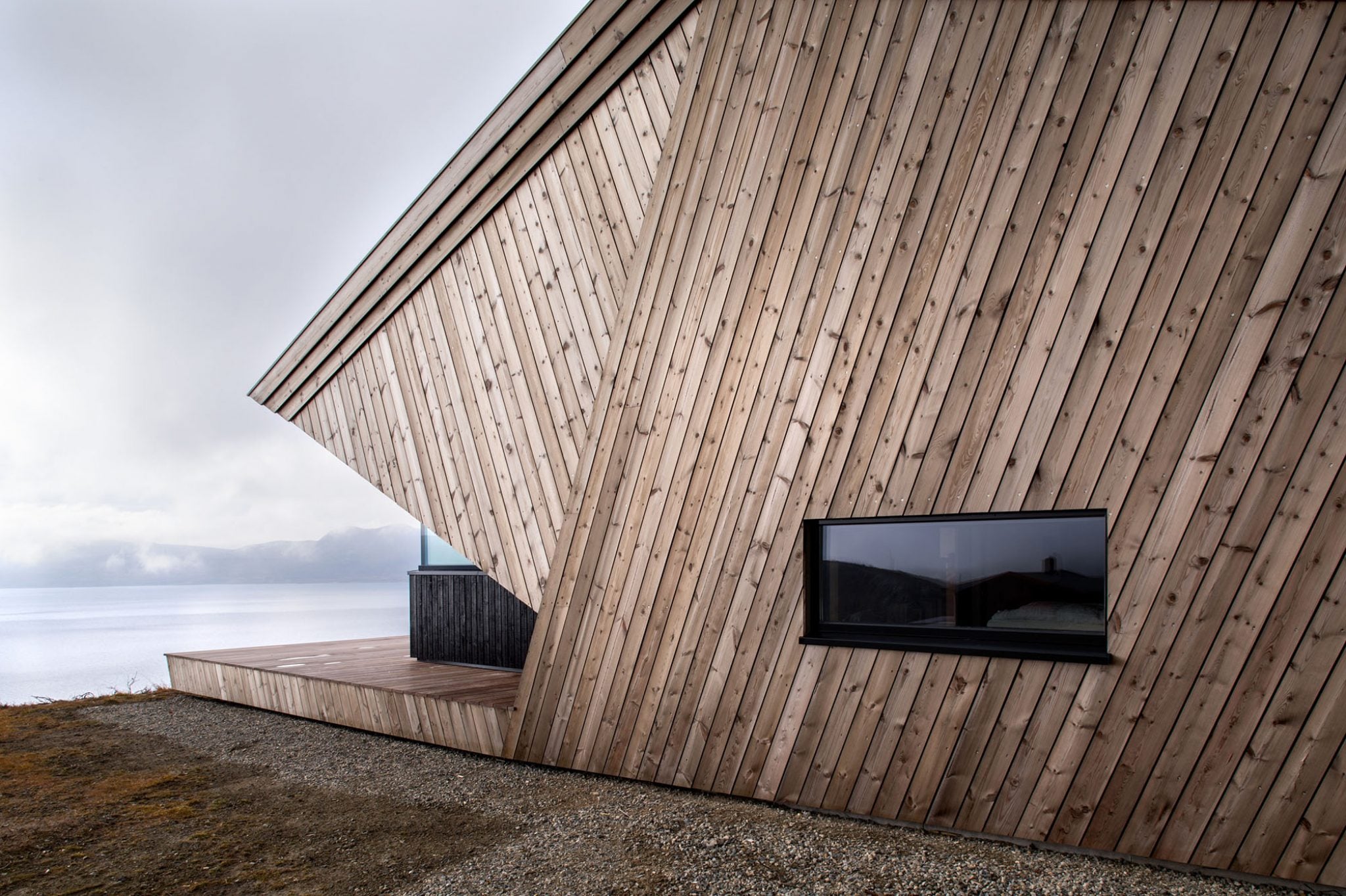 A Robust, Hooded Cabin On Top Of A Mountain Withstands Norway’s Weather ...