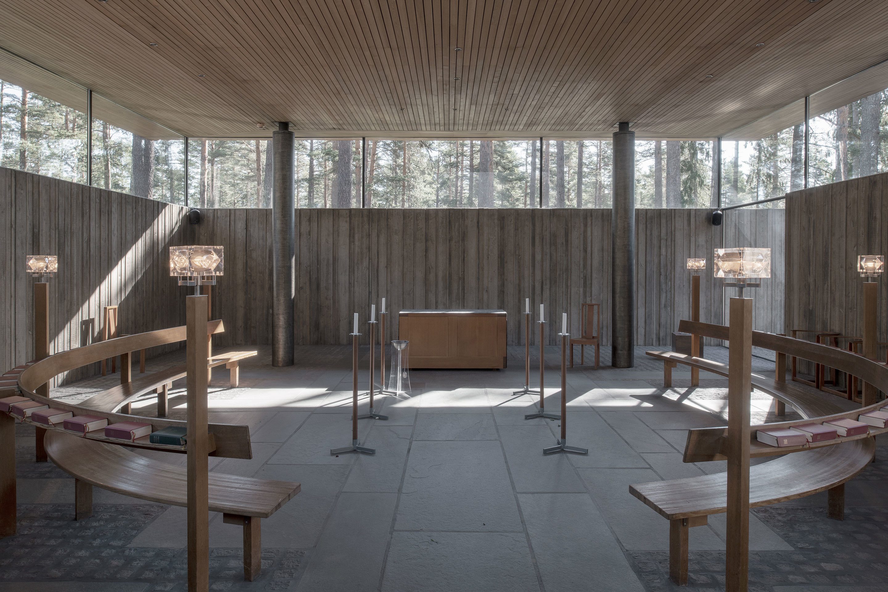 Gävle Krematorium Is A Modernist Site Nestled In The Swedish Woodland ...