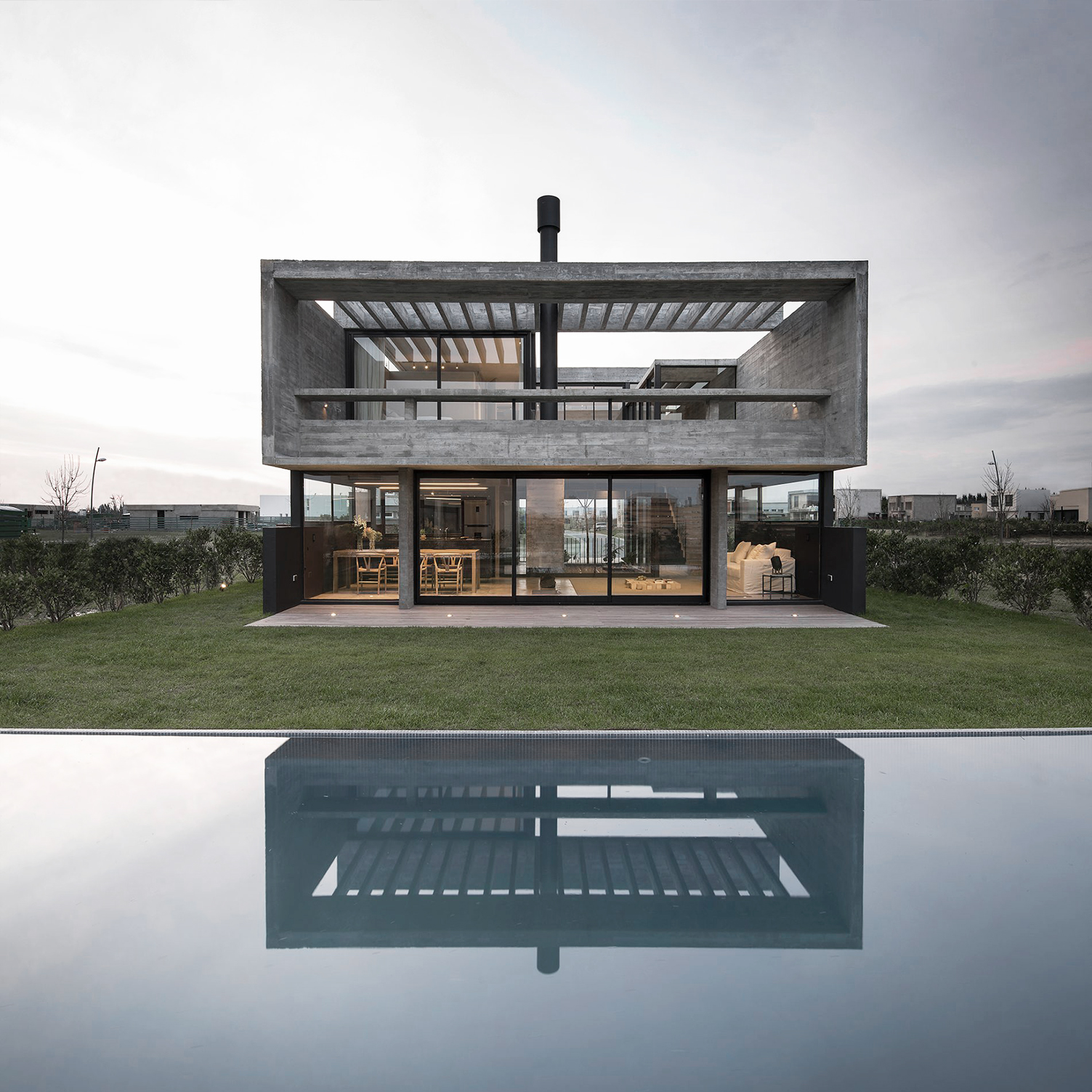 Concrete Volumes And Airy Spaces Form Castaños House In Argentina - IGNANT