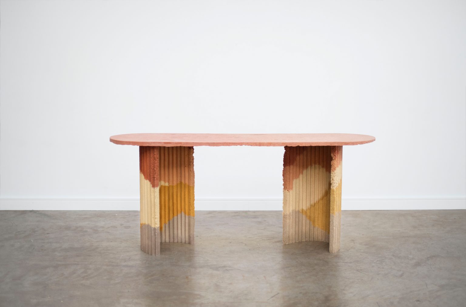 Corrugated Textures And Circular Forms Characterize The Sculptural ...