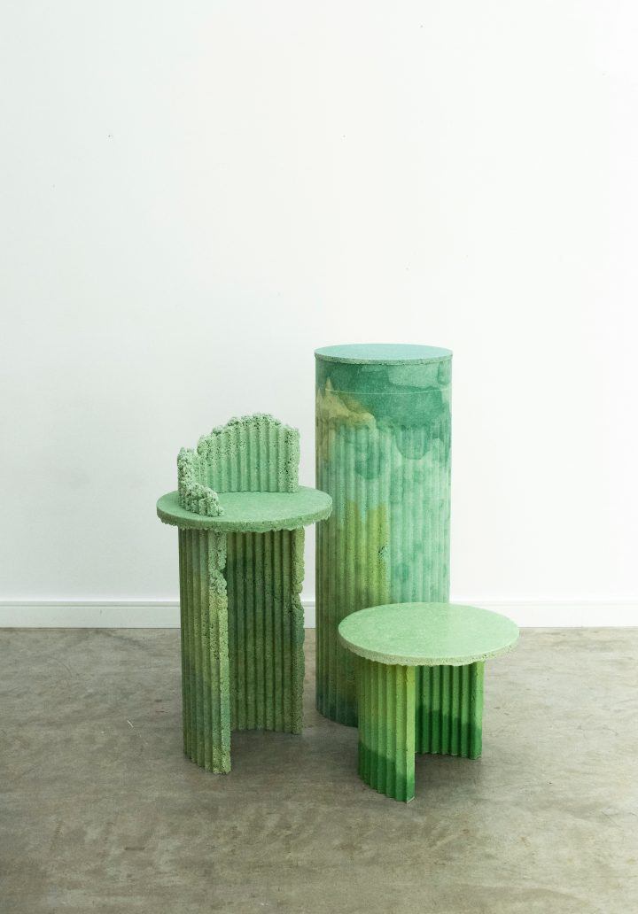 Corrugated Textures And Circular Forms Characterize The Sculptural ...