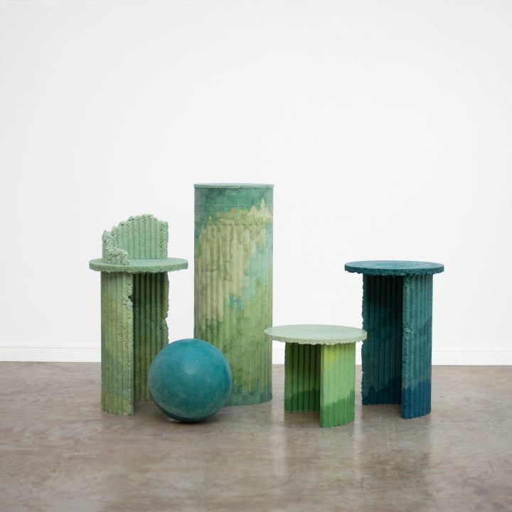 Corrugated Textures And Circular Forms Characterize The Sculptural ...